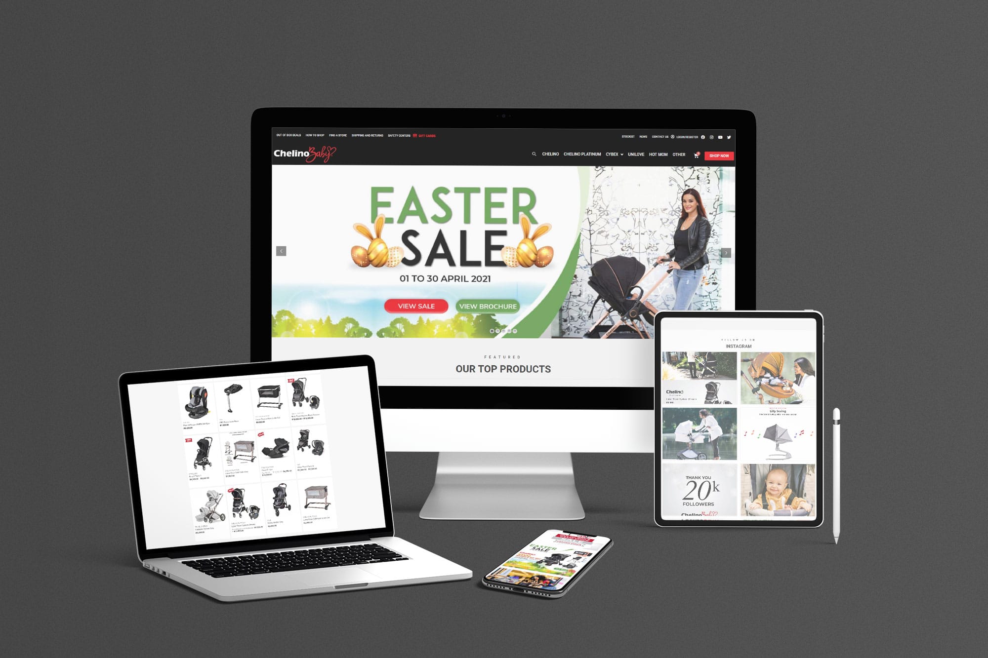 Chelino - eCommerce Website - Solid Projects