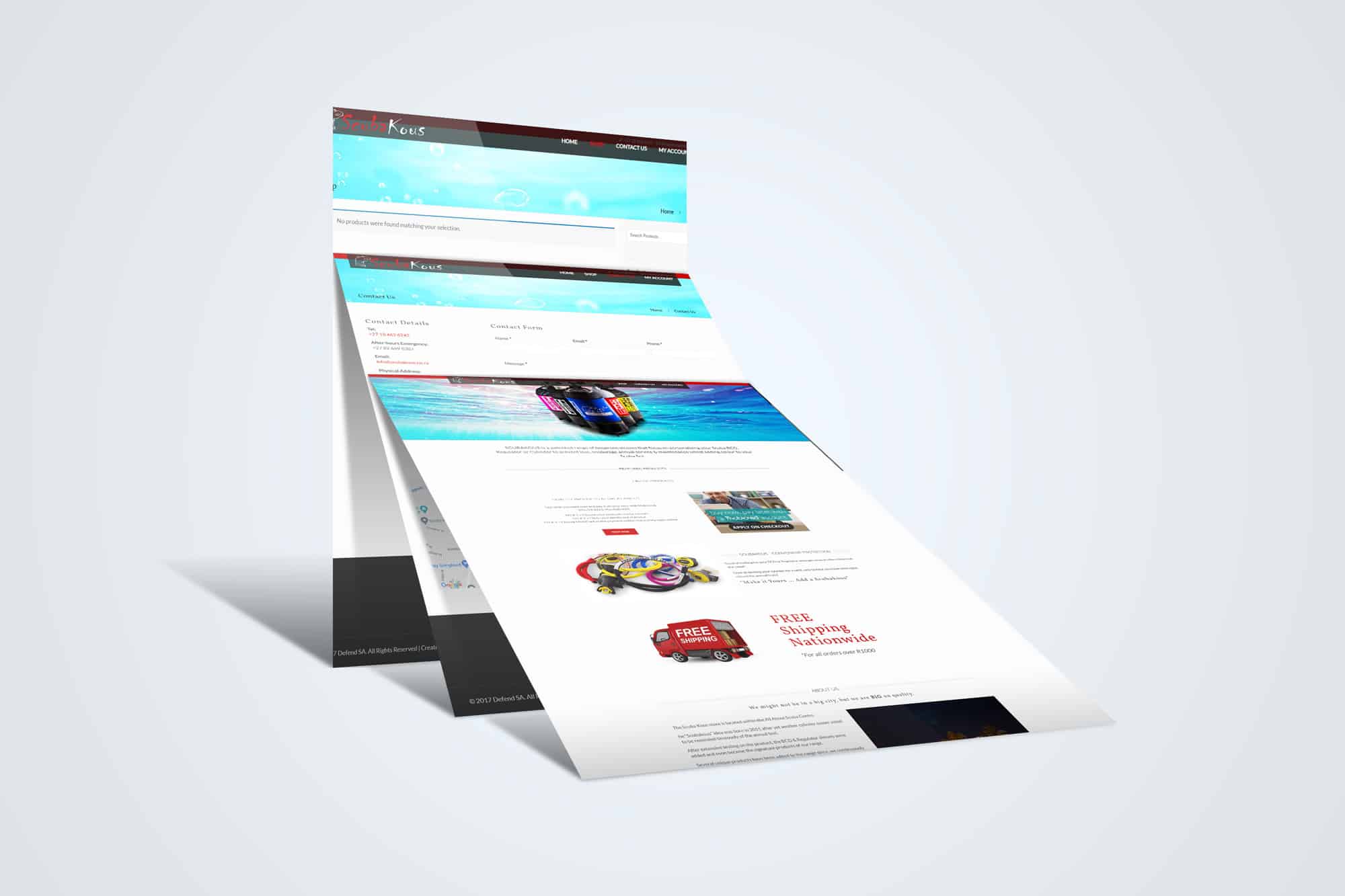 Scubakous - Enhanced Website - Solid Projects