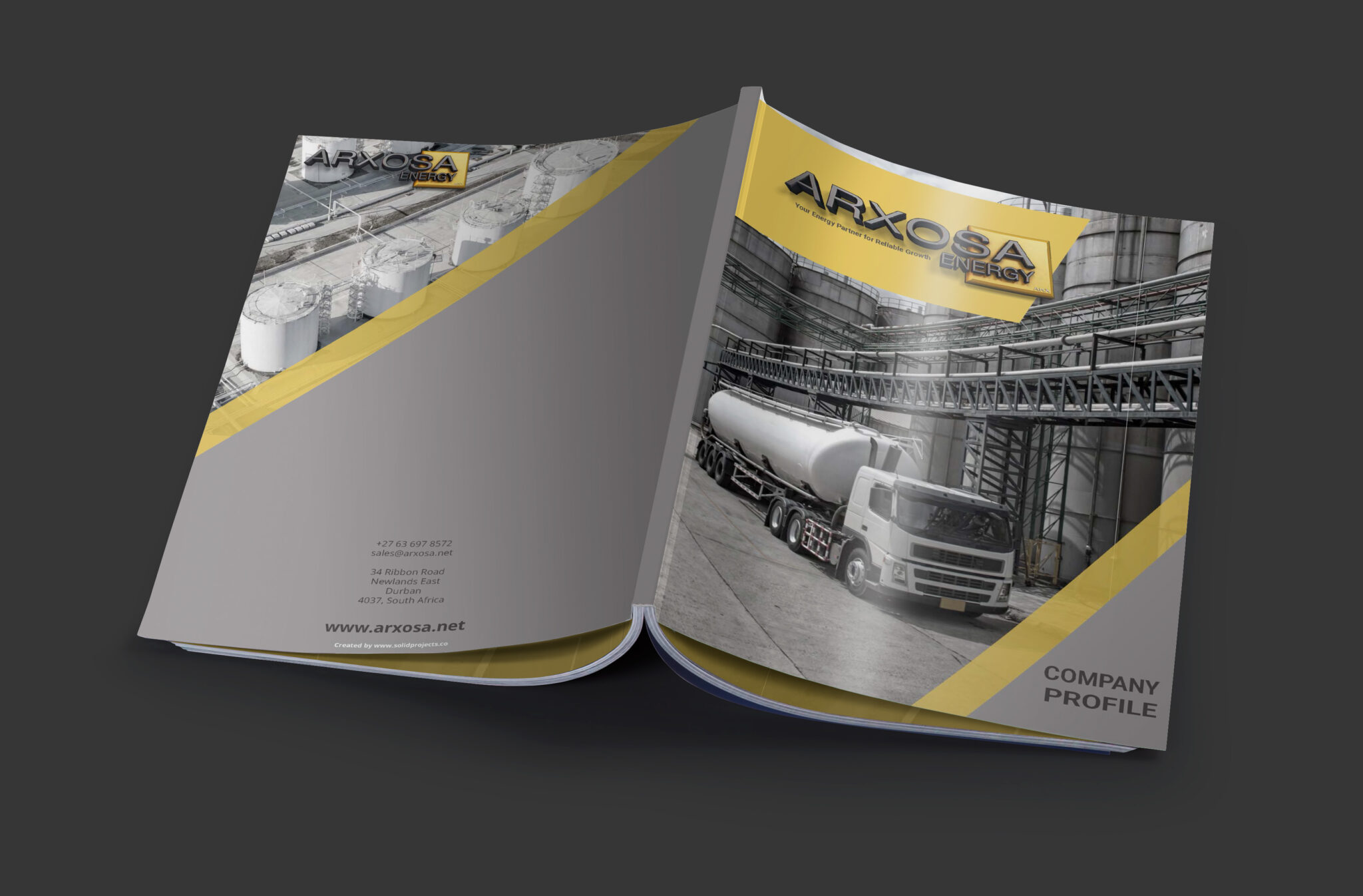 Arxosa - Website, 3D Logo and Company Profile - Solid Projects