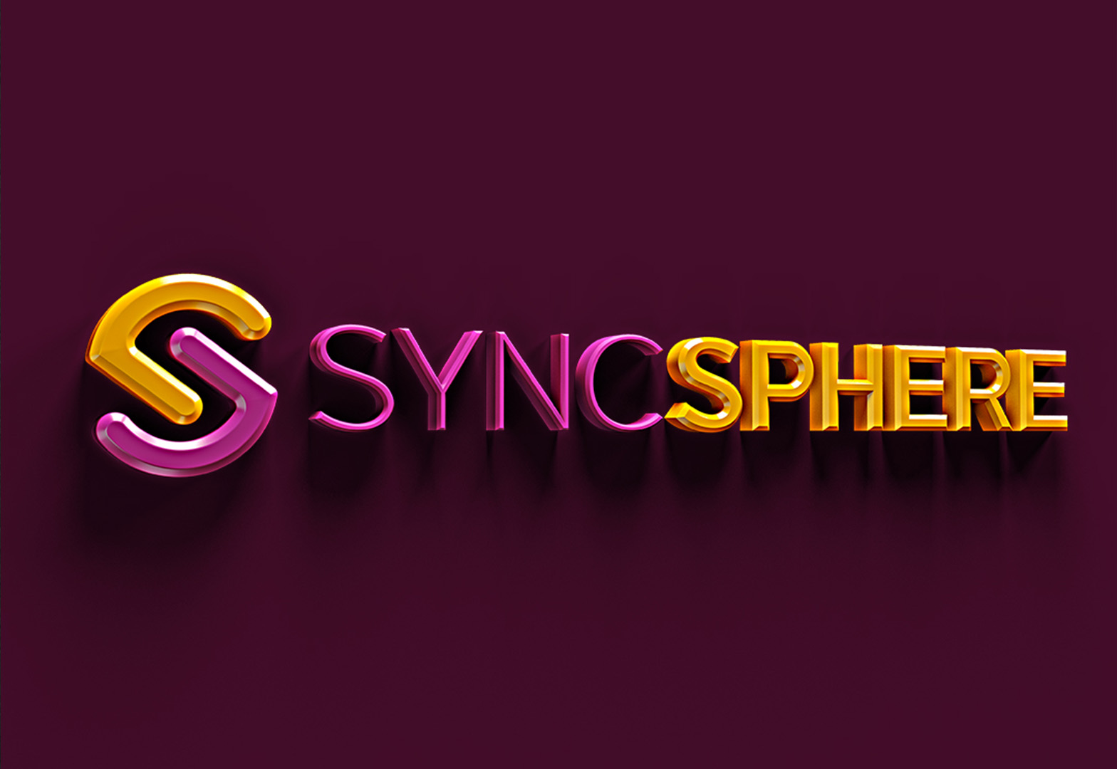 Sync Sphere - 3D Logo - Solid Projects